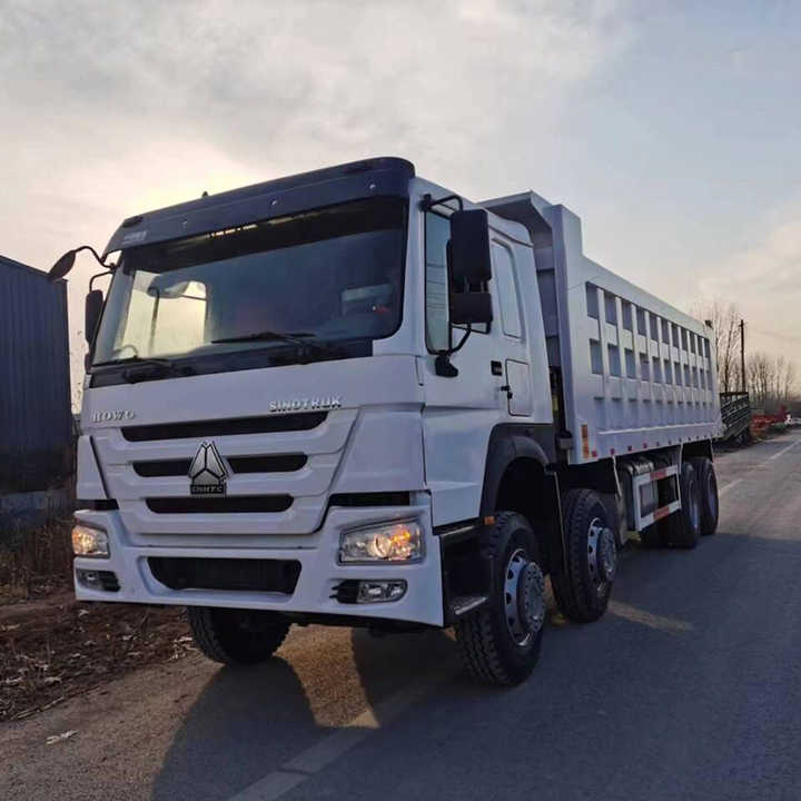 Free Shipping 8X4 8X4 Sinotruck Howo 50 Tons 12 Wheels Diesel Dump Truck Left Turn New Dump ...