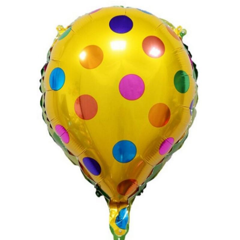 Olka Dot Hot Air Balloon Foil Balloon Summer Pool Graduation Party Kids ...