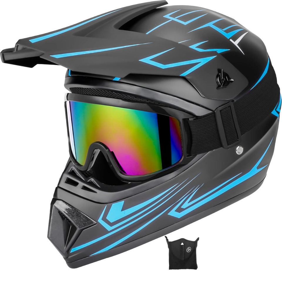 DOT Certified Adult & Child Full Face Bicycle & Off-Road Motorcycle ...