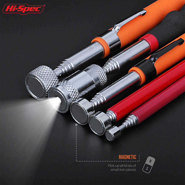 8lb Telescopic Magnetic Pick up Tool with LED Light
