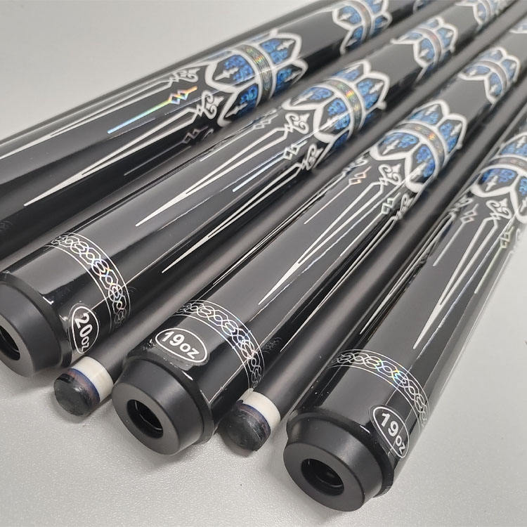 Precision Crafted Carbon Fiber Pool Cue Stick 12.5mm Tip Billiard Pool ...