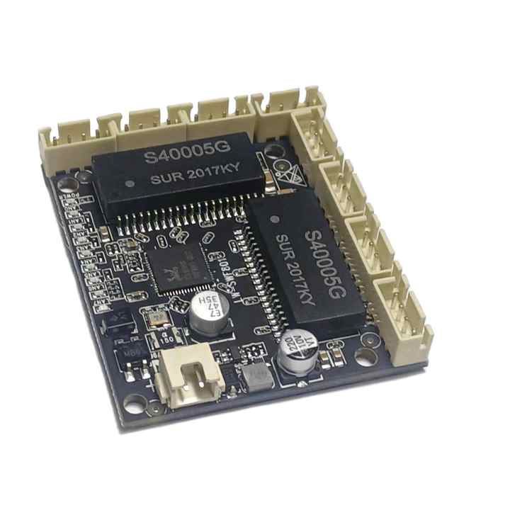 8 port Industrial Ethernet Switch PCB 100Mbps Home Network Switch ...