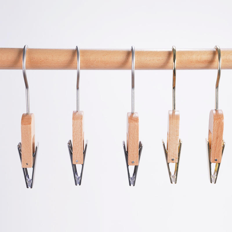 Custom Logo Hair Extension Hanger - Single Clip with Metal Hook