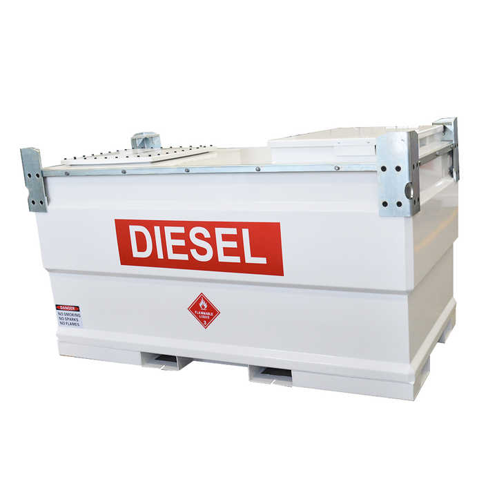 2000L Portable Diesel Tank with Trailer Outdoor Use, Ideal for Farm ...