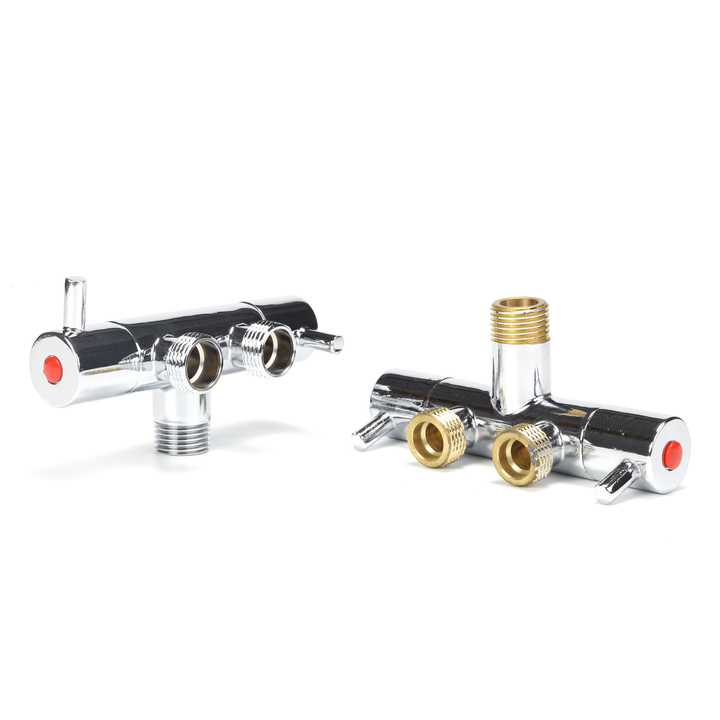 Luxury Bathroom Double Switch 3 Way Diverter Valve Angle Valve| Alibaba.com