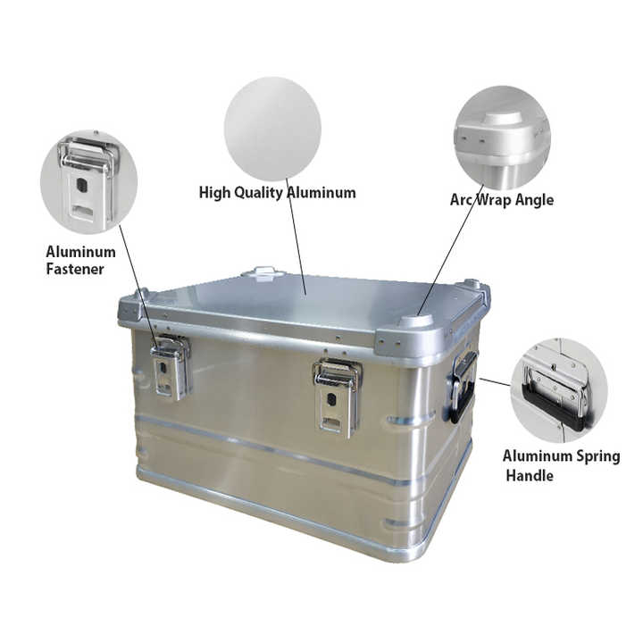 Heavy Duty Picnic Outdoor Aluminum Storage Box Travel Multifunctional ...
