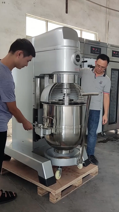 100L YOSLON Planetary Mixer Cake Bread Dough Mixer Big Capacity With ...