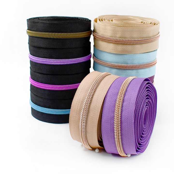 For Deepeel KY377+ZT148 #5 Eco-Friendly Nylon Long Zipper Rolls Long ...