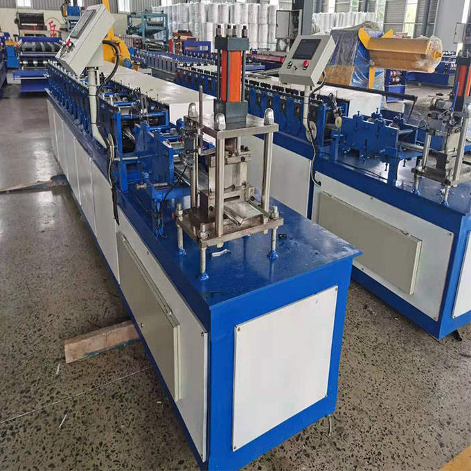 Automatic Perforated Roll Shutter Door Slat Forming Machinery UPVC Aluminum Roller Shutter Door ...