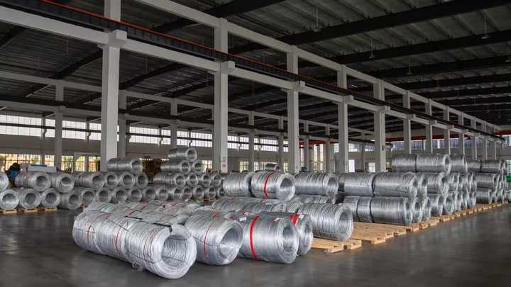 Galvanized Steel Wire Mesh Hot-Drawing Tempered Hot-Dipping Patenting ...