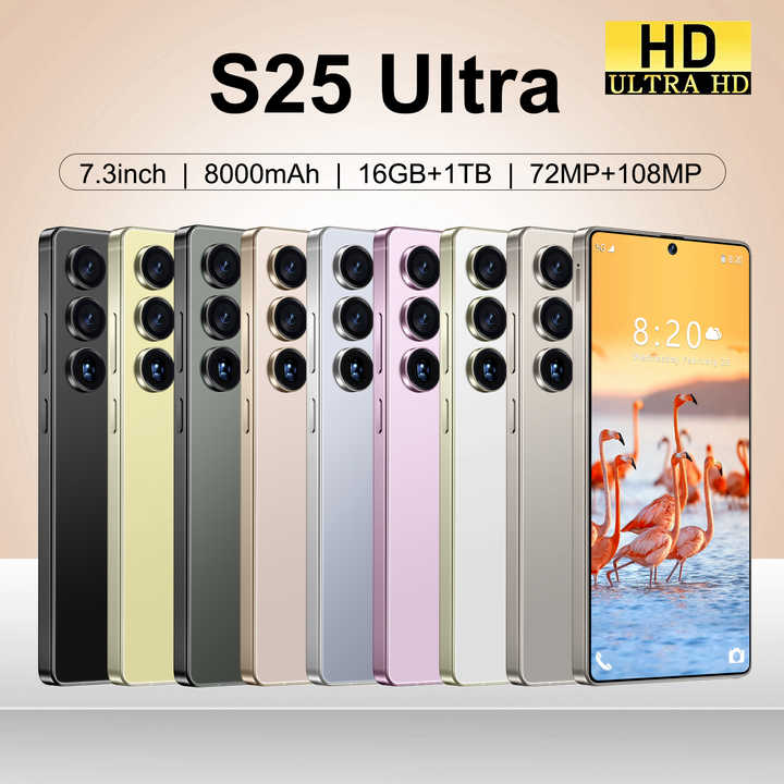 S25 Ultra 5G Smart Dual SIM HD 12GB+512GB Factory Price 65W 120Hz ...