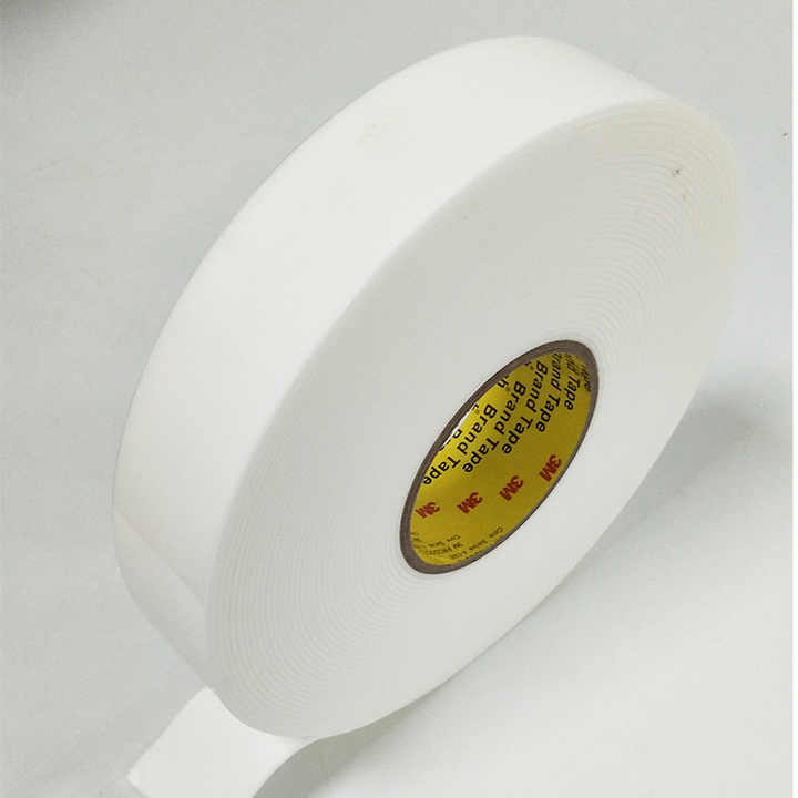 3M 4955 9mm X 33m, 2mm Thick, White VHB Acrylic Foam Double-sided Tape, Against Water and Seals ...