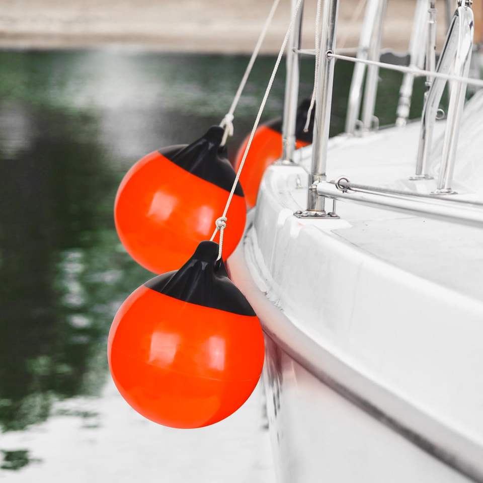 Floating Marker and Anchor Float Ball, Round Boat Mooring Buoys with ...