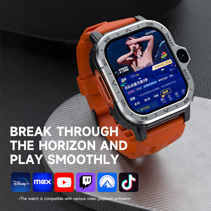 4G Android Smart Watch with Dual Camera - LOKMAT APPLLP 4 MAX