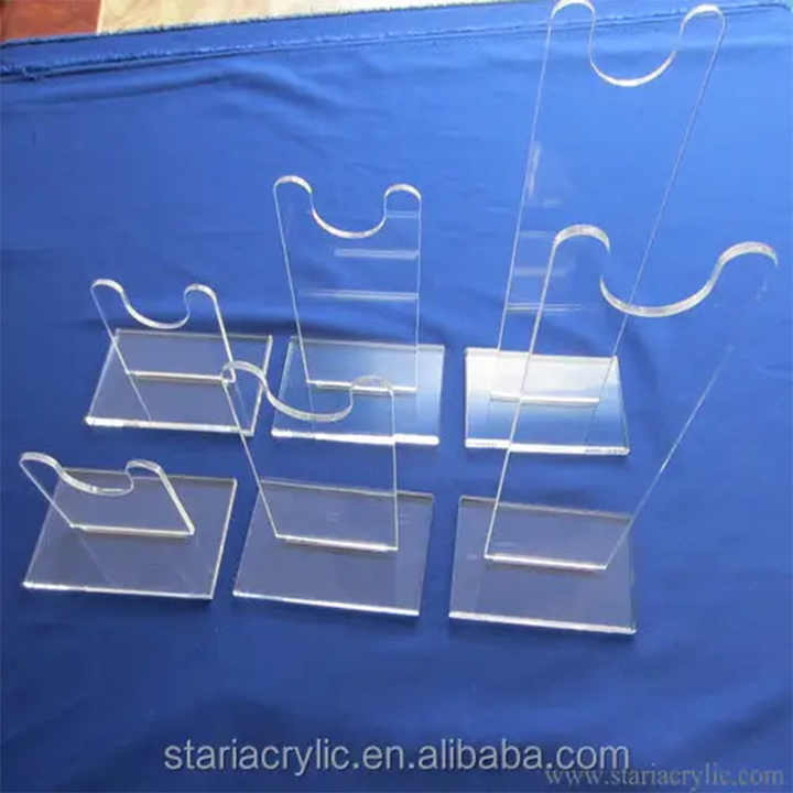 Clear Acrylic Rifle Display Stands - Modern & Customizable