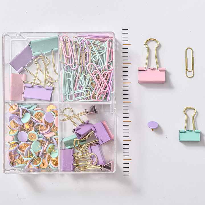 Factory Direct Office Binder Clip Set Long Tail Ticket Clip Combination ...