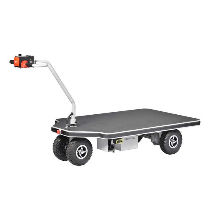 Electric Hand Cart - Powered Platform Trolley for Easy Moving