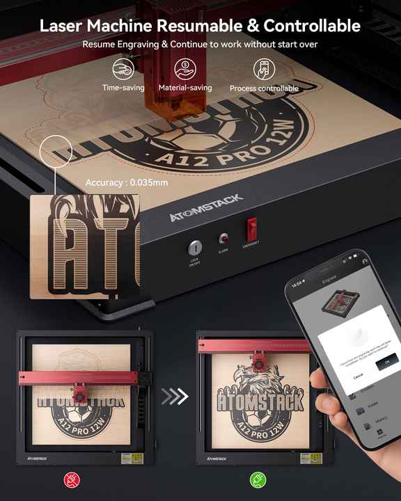 ATOMSTACK A24 Pro - Precision CNC Safety Cutter Engraver