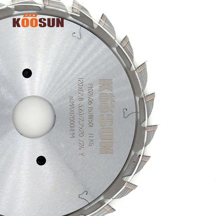 KOOSUN 120x20 Pcd Circular Saw Blade Adjustable Scoring Sawblade ...
