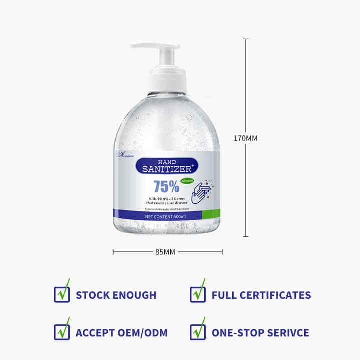 Antibacterial Hand Cleaning Gel 250ml 650ml Hand Sanitizer Disinfection ...