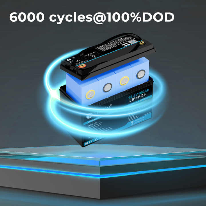 12 Volt 100 Ah Battery Lifepo4 12v 100ah Lithium Ion Batteries 12.8v 300ah 12V 24V Lithium ...