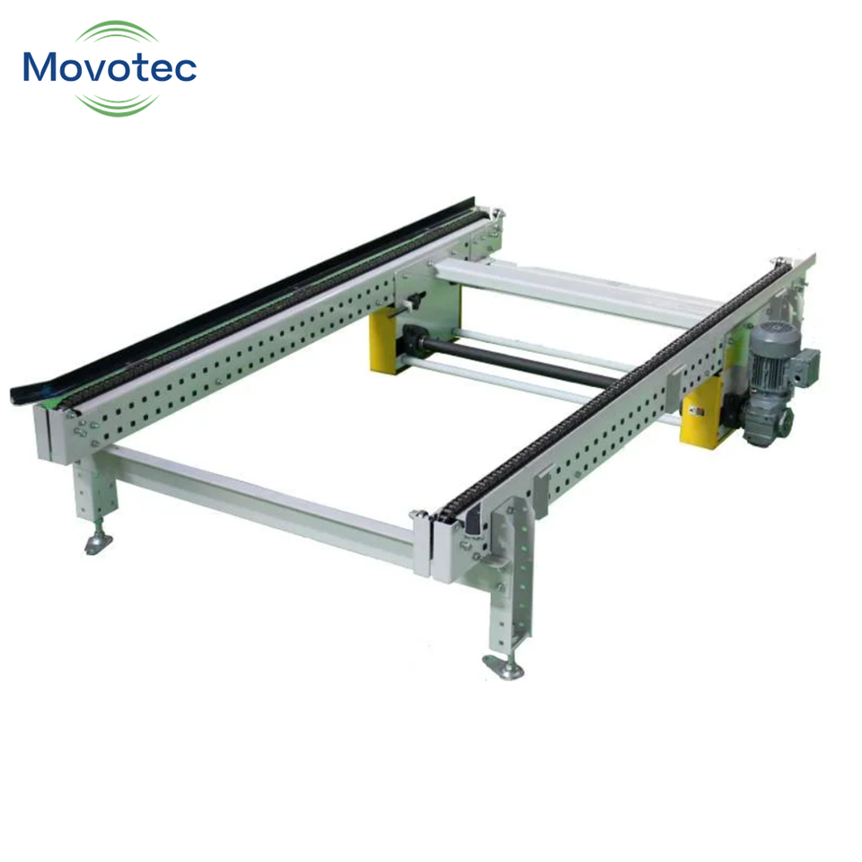 New Movotec Durable Pallet Chain Conveyor System with Adjustable Speed ...