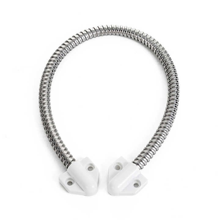 Custom White Triangle Cable Protection Armored Door Loop 40cm Cable ...