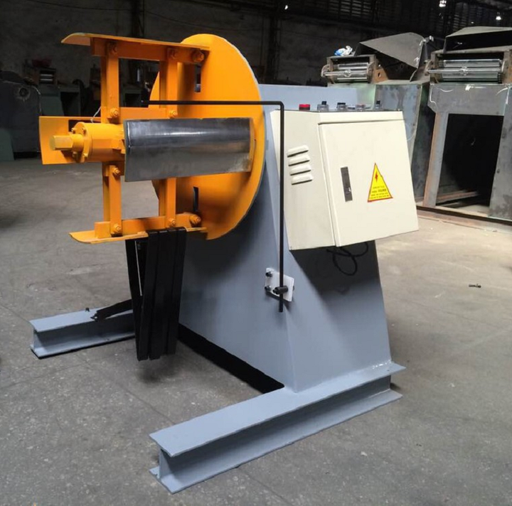 MT New Heavy Rack Decoiler Uncoiler Machine Automatic Electric Steel ...