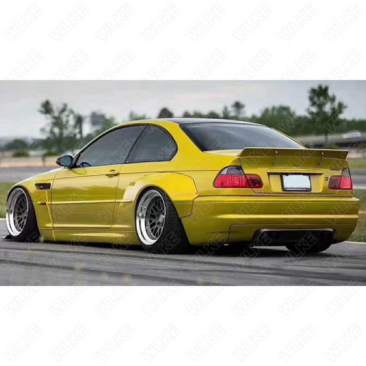 Unpainted Fiberglass Wide Body Kit Fit for BMW 3 Series E46 Coupe 1998 ...