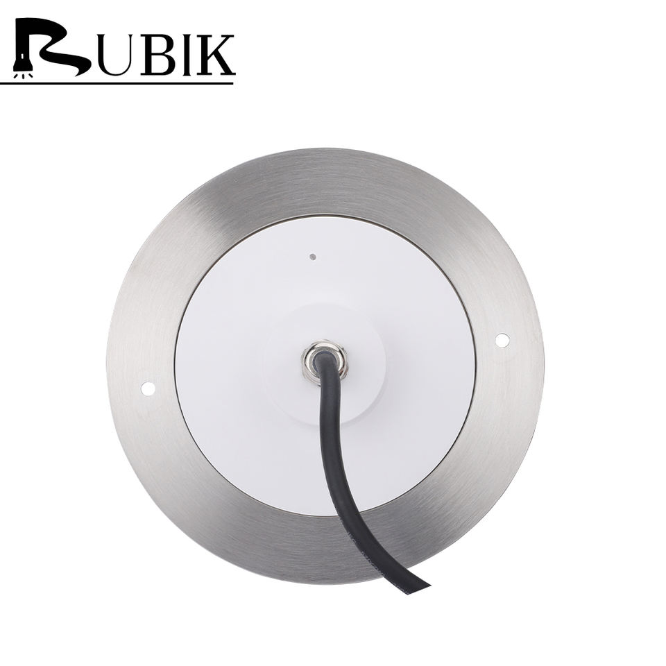 Rubik 316 Stainless Steel LED Underwater Light 10W AC12V Slim Flat 7 ...
