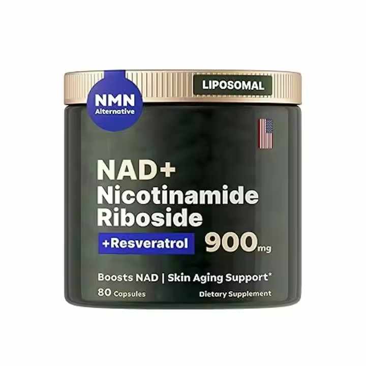 Private Label NAD Supplement 80 Capsules Liposomal Nicotinamide ...