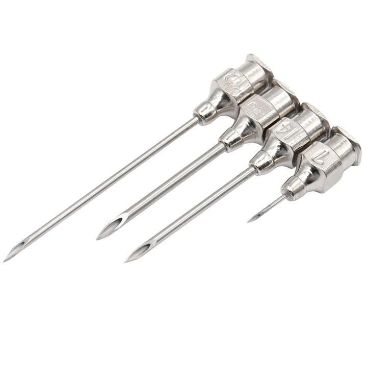 Veterinary Knurled Round Hub Needles - Durable & Efficient