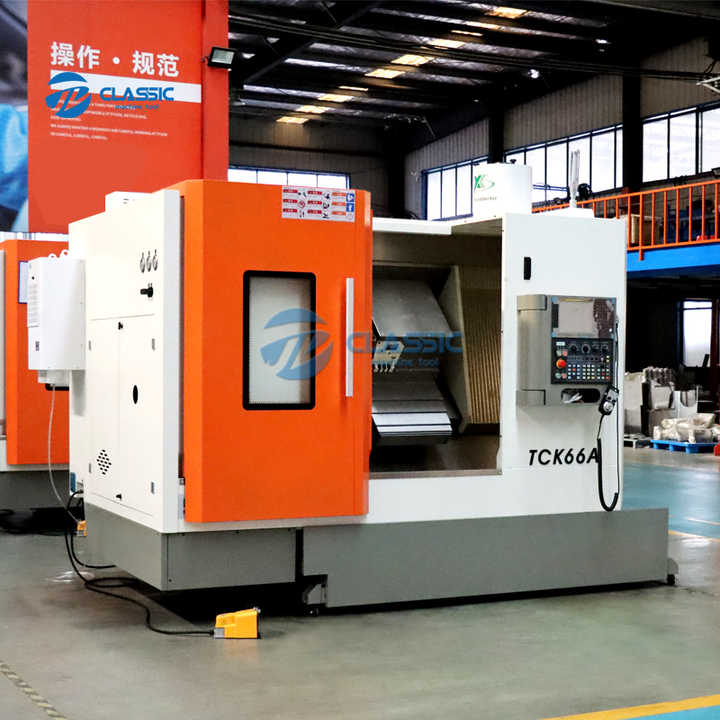 China Lathe Machine Heavy Duty Cnc Lathe Tck66a Turning and Milling ...