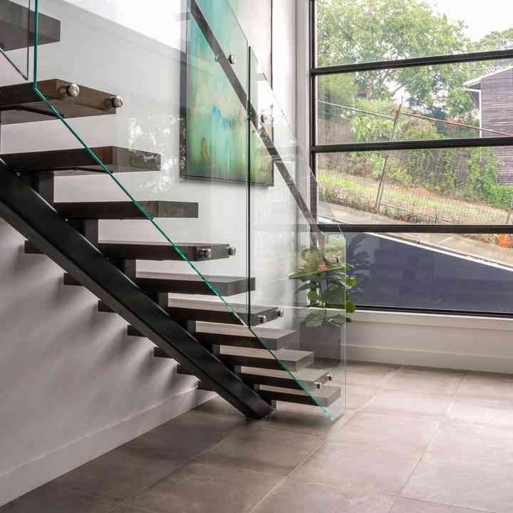 Floating Straight Stairs - Modern, Durable, Customizable