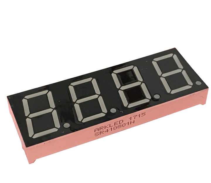 4 Digit 7 Segment LED Display 0.28 Inch Red Yellow Blue Product Type ...