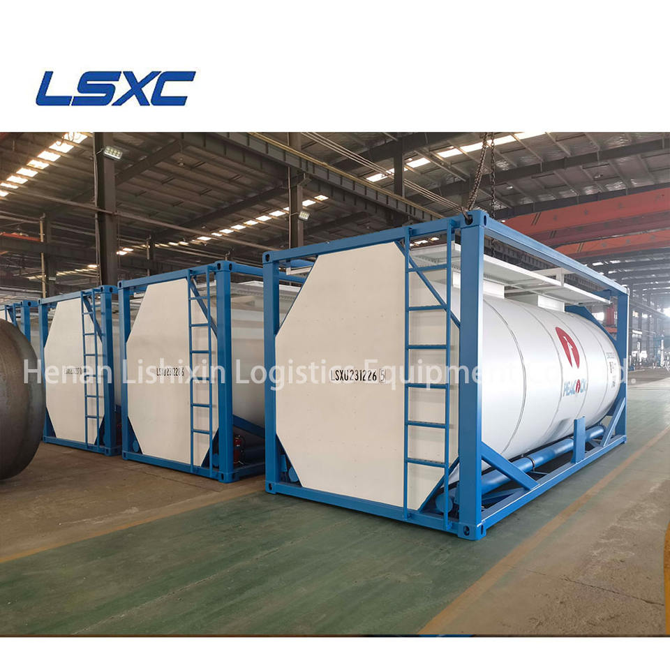 Hydrochloric Acid Tank Transport Container 17.5m ISO Tanker with PE ...