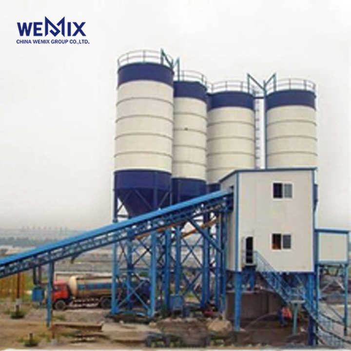 HZS90 Concrete Batching Plant Stationary concrete batching plant Ready ...