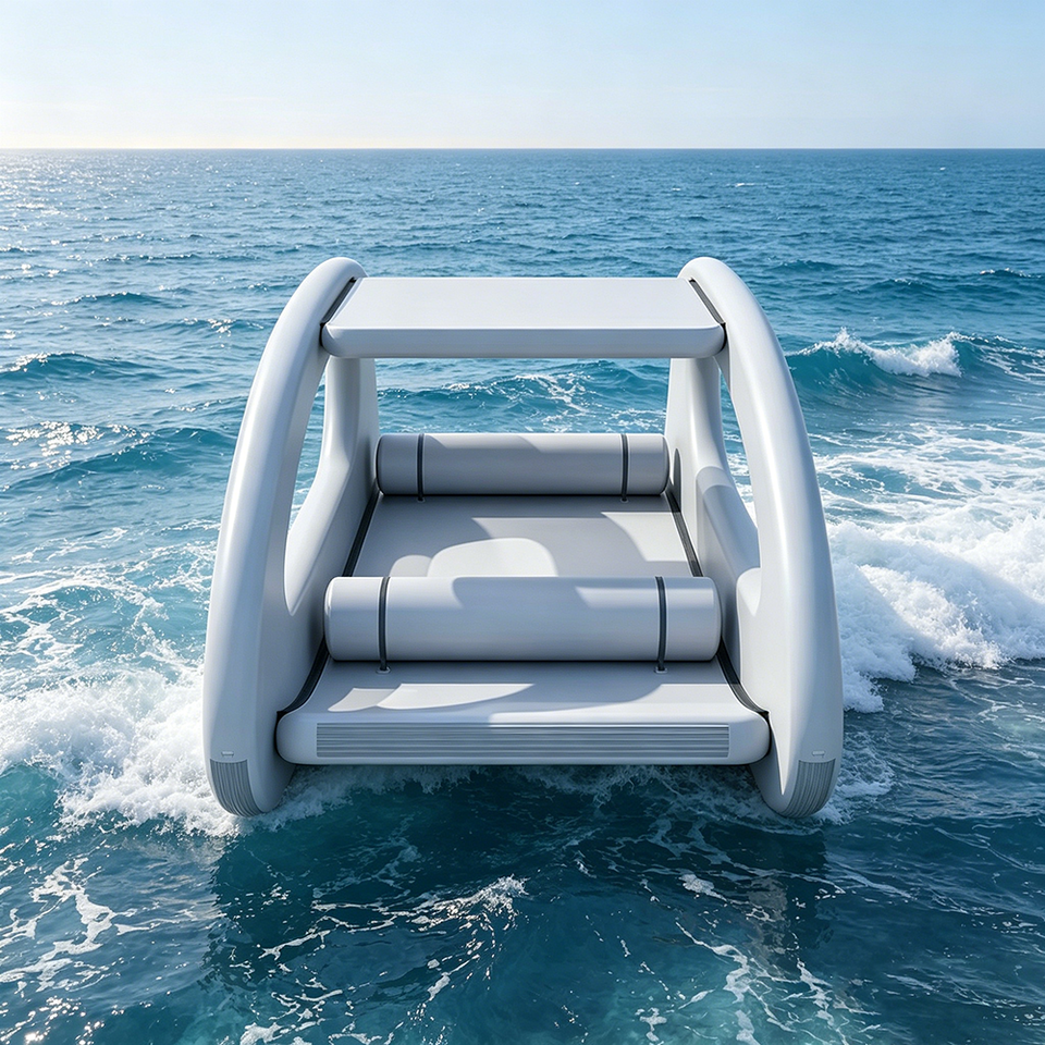 Luxury Portable Inflatable Electric Yacht Platform for Resorts, 6-8 ...