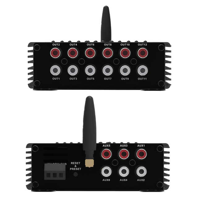 4 Channel Digital Signal Processor Class a Bluetooth Car Audio Machine ...
