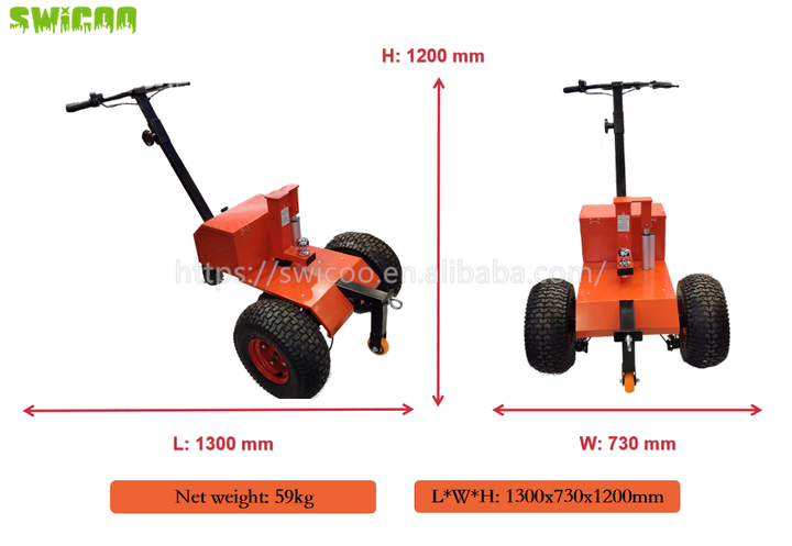 SWICOO High Performance Electric Dolly 350w 500w 24v Electric Power ...