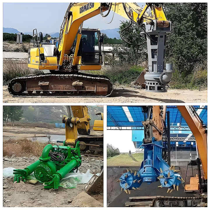 Hydraulic Vertical Submersible Slurry Pump with Agitator, Excavator ...