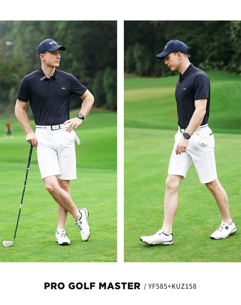 PGM YF585 moisture wicking golf apparel polo sport golf shirt golf ...