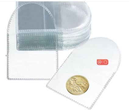 Transparent PVC Packaging Badge Coin Storage Bag Commemorative Coin ...