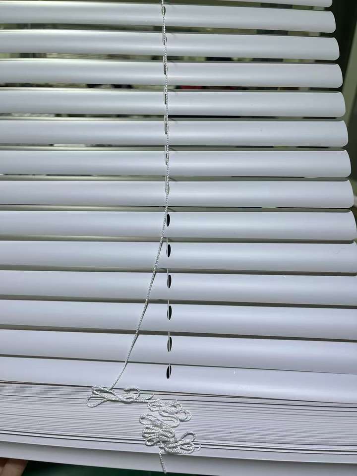 Modern Horizontal Plain PVC Blinds Side Installation 1inch Cordless ...