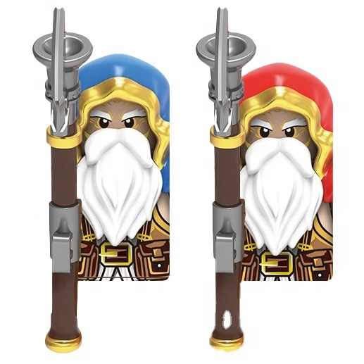 MOC DT020-021 Medieval Military Knights Musketeer Army Soldiers ...