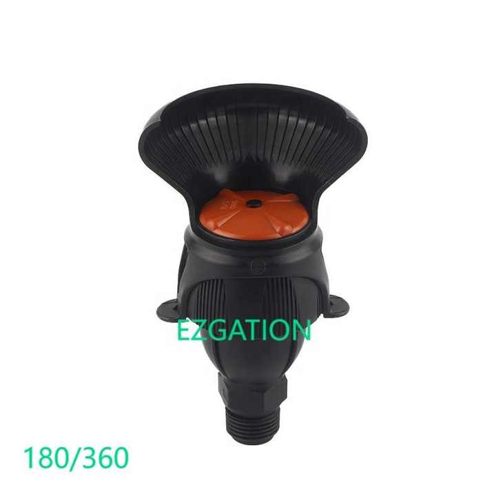 180/360 Double-Nozzle Rotary Sprinkler Insect-Proof Quick Connect Water ...