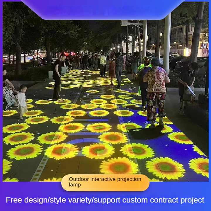 Dynamic Interactive Projection Lights Wall 3d Holographic Immersive ...