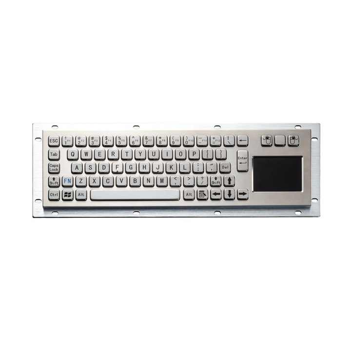 IP65 Waterproof Panel Mount Stainless Steel USB Keyboard