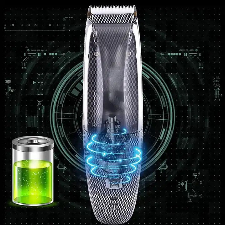 Professional Vacuum System Hair Clipper for Men's Beards