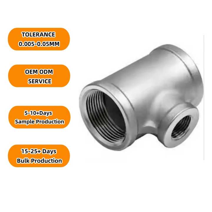 Casting Stainless Steel BSP NPT Threaded Equal Cross Tee| Alibaba.com